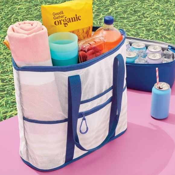 Sun Squad | Bags | New Mesh Beach Tote | Poshmark